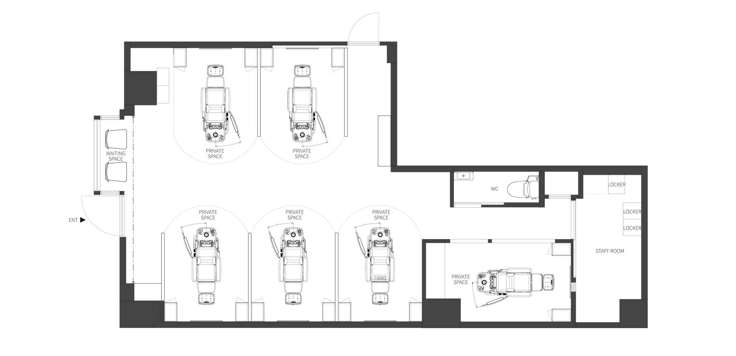 eight hair design｜実績紹介｜美容室を運営する店舗・内装デザイン会社はコルモデザイン｜コルモデザインプラスアイ